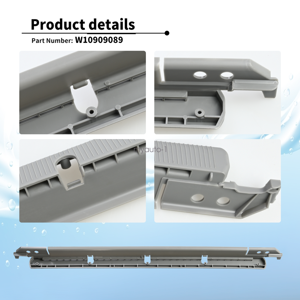 W10909089 W10667473 Dishwasher Lower Door Seal for Whirlpool Kitchenaid ...