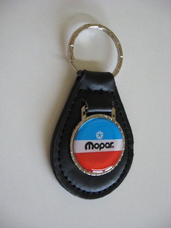 1960's 1970's DODGE CHRYSLER PLYMOUTH MOPAR LOGO KEYCHAIN KEYRING BLACK ...