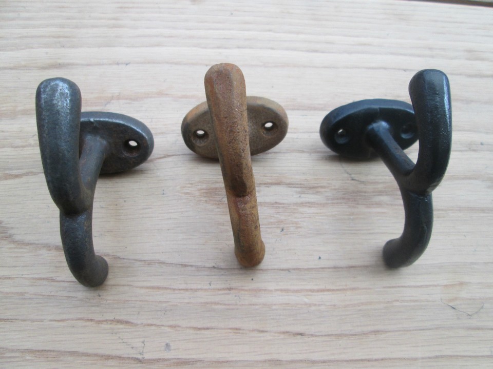 CAST IRON CEILING HANGING HOOK UTILITY PLANT BASKET KITCHEN BARN STABLE ...