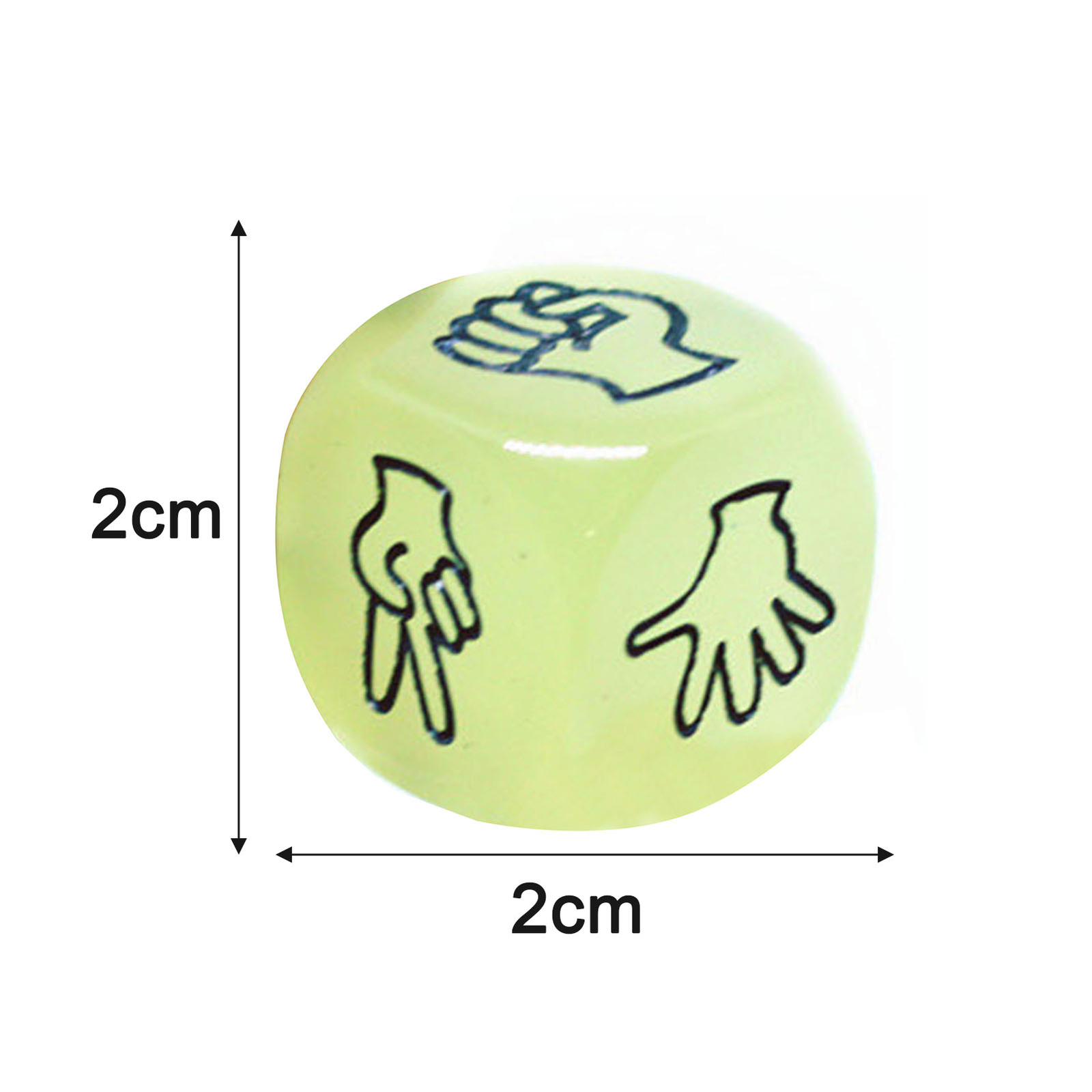 Pocket-friendly Rock Paper Scissors Dice Sturdy Finger-guessing Game | eBay