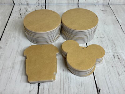 Lot of 36 new White Zindee Acrylic Blanks | Sublimation blanks | Craft ...