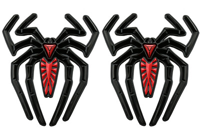 2x Spider Emblem Decal for Can Am Spyder Silverado Black Widow Edition ...