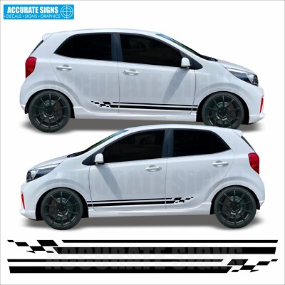 Stickers for Kia Picanto side stripes Decals Vinyl Graphics | eBay UK