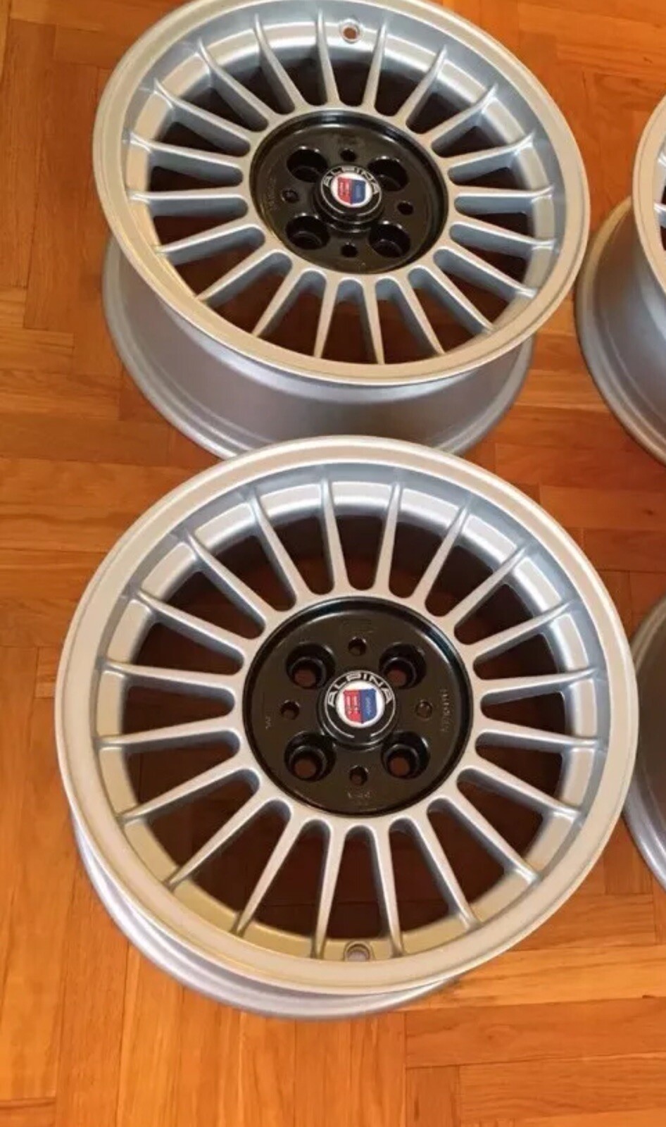 BMW 15” OZ Alpina style wheel hub CAPS E21 E30 E10 2002 323i 325i 320iS ...