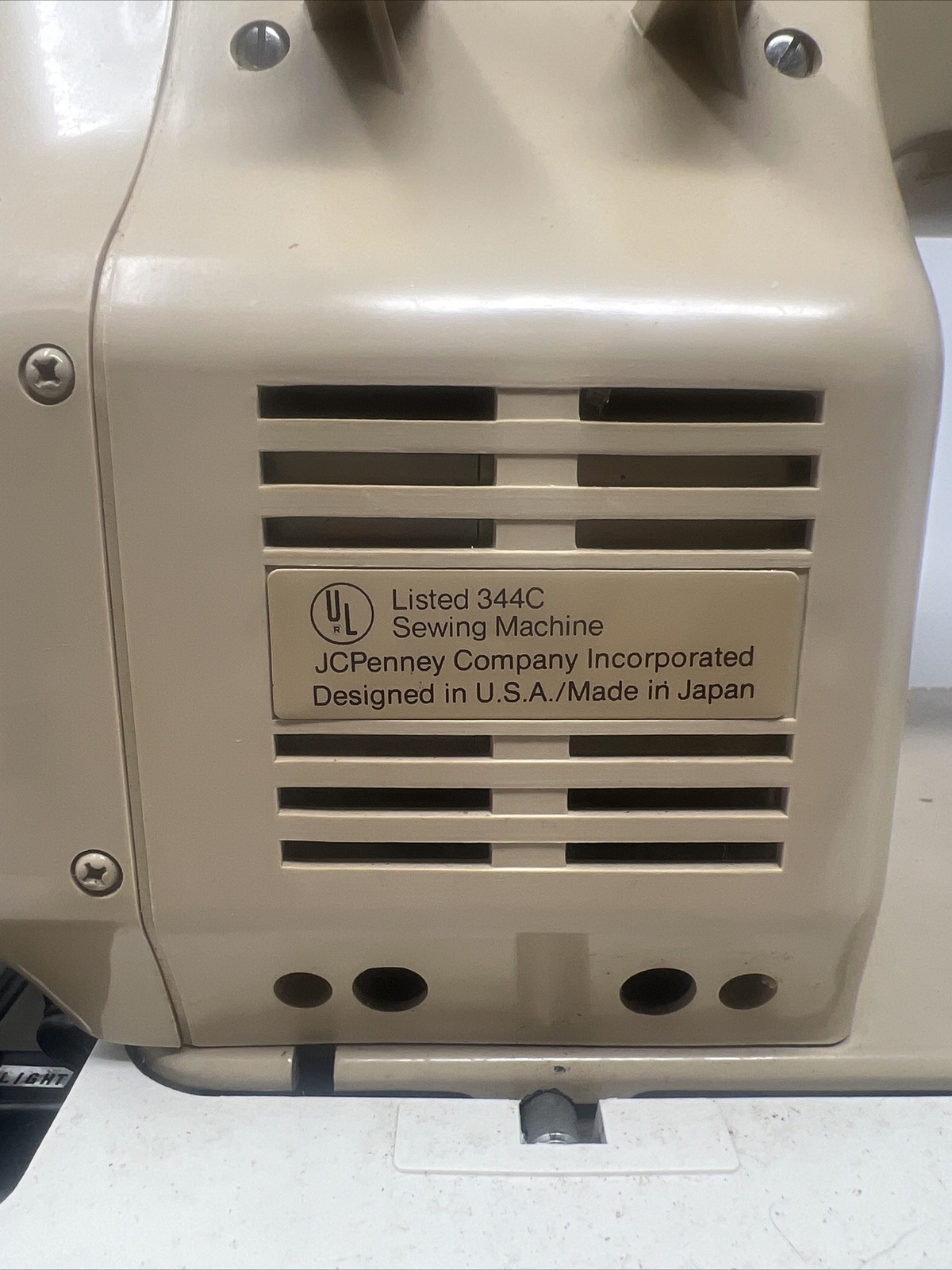 JCPenney Model 6101 Zig-Zag Sewing Machine w/Pedal, Case | eBay