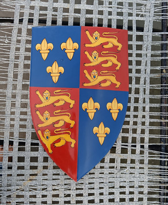 Armour Shield -Metal-Royal Coat of Arms Shield – England & France ...