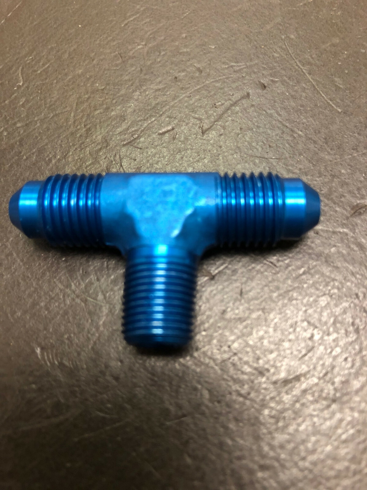 MS20825-4D FITTING TEE UNION ALUMINUM 1/8" PIPE SIZE 1/4 O.D. 2PC LOT ...