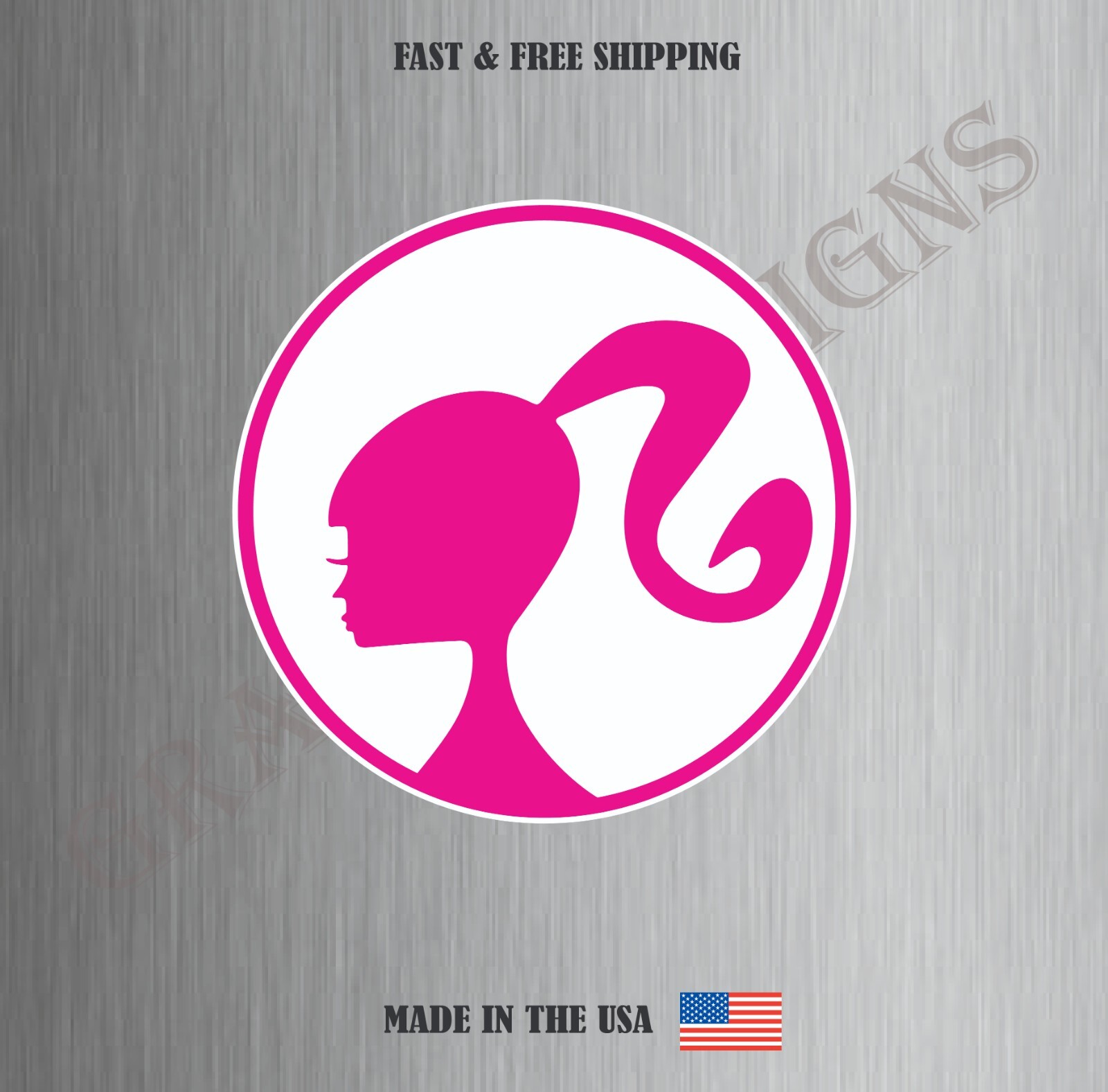 Barbie Vinyl Sticker Decal Car Truck Garage Bumper Window Wall Water ...