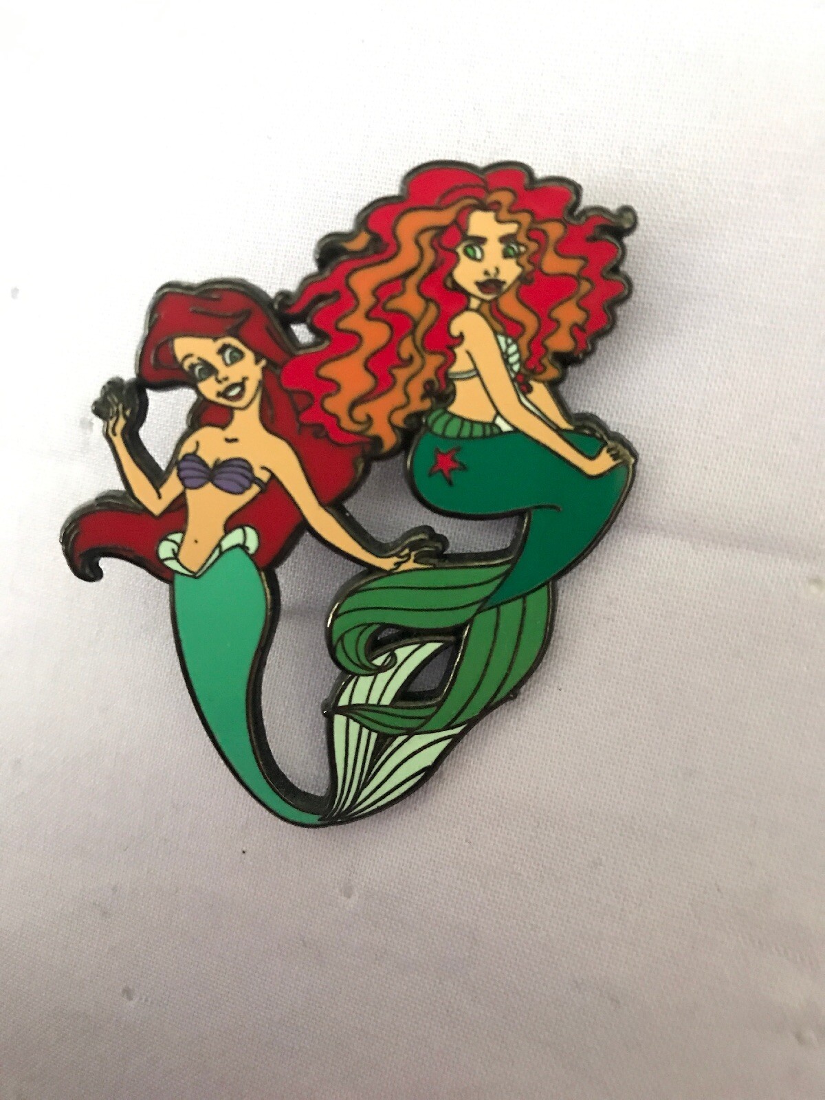 Merida and Ariel Mermaid Fantasy Pin Pixar Brave LE 100 | eBay