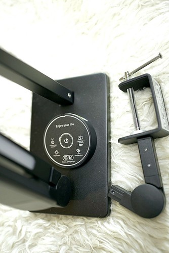 LED Desk Lamp with Clamp and Stand, Swing Arm Eye Care Aluminum clip ...