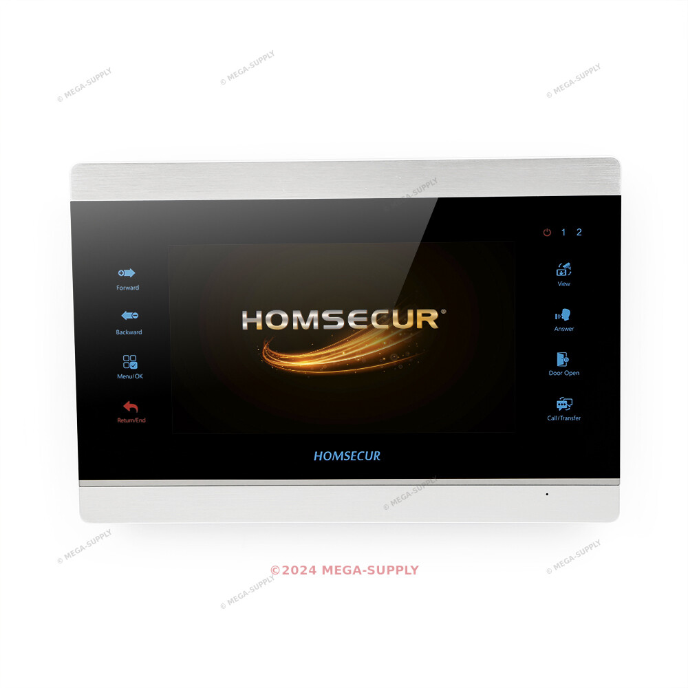 7" AHD Video Door Entry Security Intercom 1.3MP Silver Camera for House ...