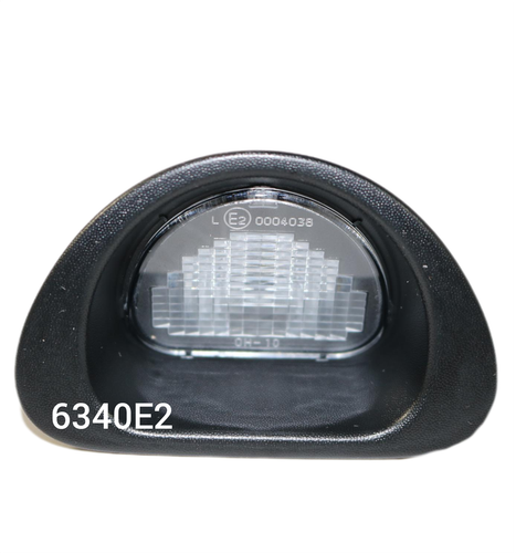 Genuine Rear Number Plate Lamp for CITROEN C1 PEUGEOT 107 6340E2 for ...