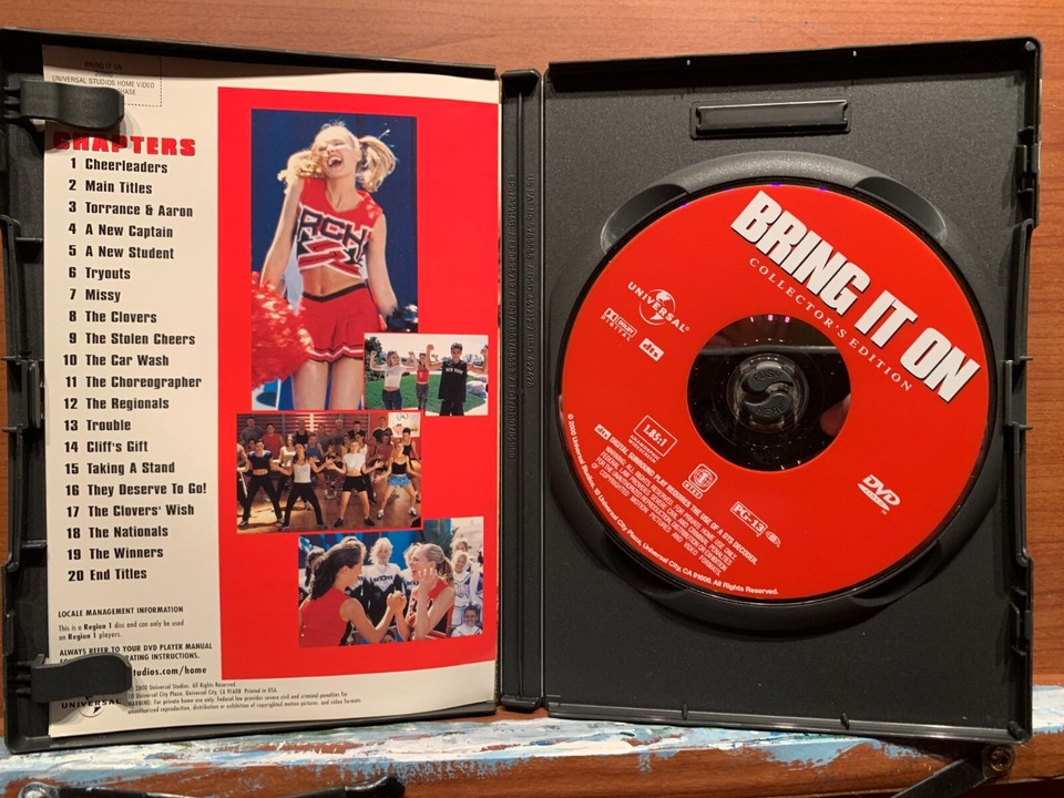 Bring It On DVD Eliza Dushku Kirstin Dunst Near Mint Condition ...