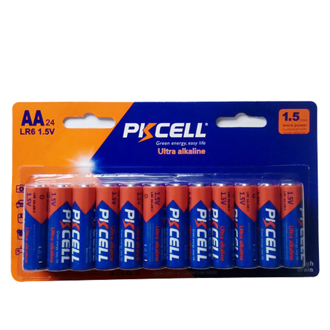AA Batteries LR6 EN91 MN1500 1.5V Double A Cell Alkaline Pack of 24 | eBay