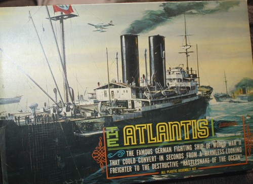 Aurora 1/456 German Sea Raider Atlantis 'The Rattlesnake of the Ocean ...
