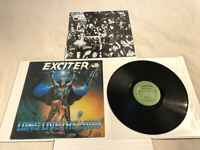 EXCITER-LONG LIVE THE LOUD-1985 VINYL LP COMBAT RECORDS MX 8023 IN ...