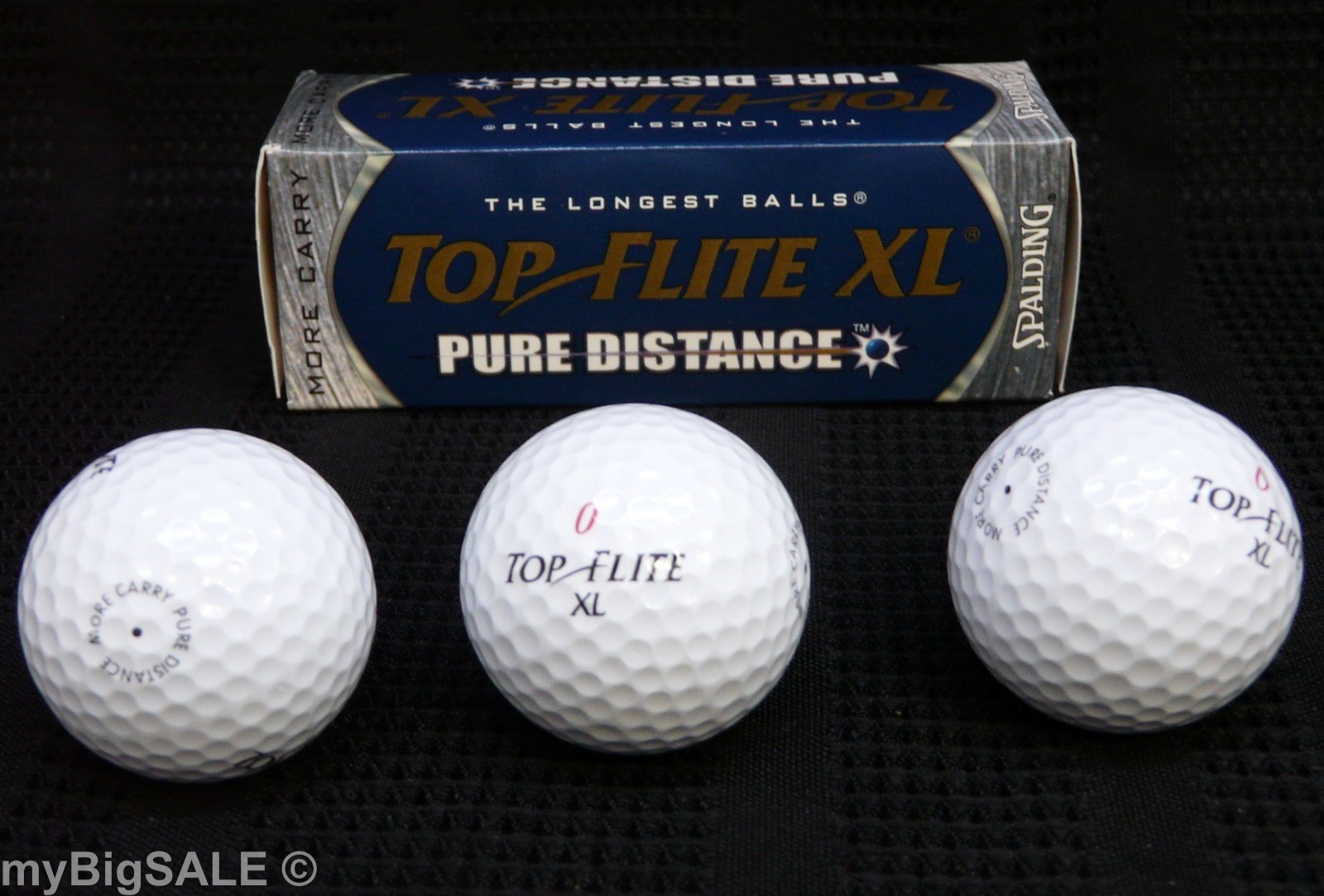 GOLF BALLS Top-Flite XL Pure Distance Spalding The Longest 1 box of 3 ...