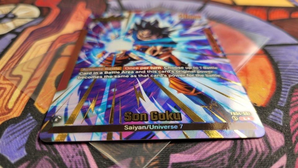 Son Goku FB04-001 Alternate Art Leader Dragon Ball Super Fusion World ...