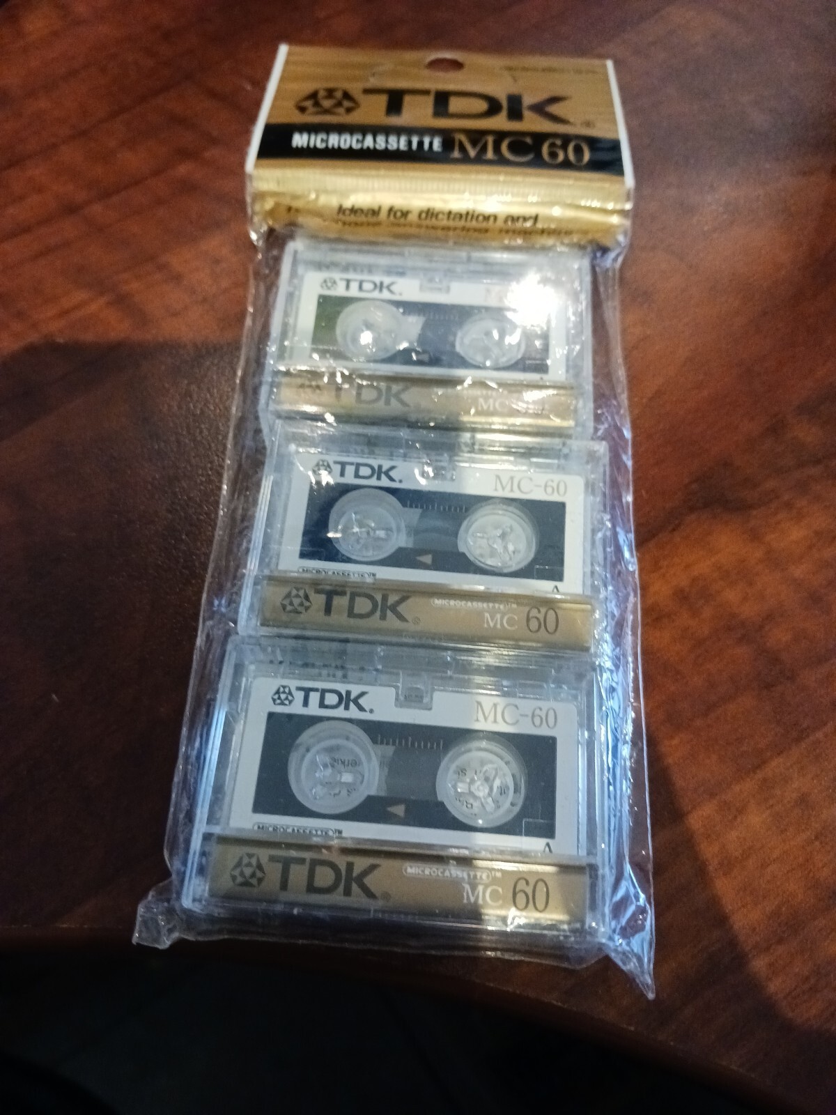 Vintage 1988 TDK MC-60 MC60 Microcassette Blank Cassette Tape 60 ...