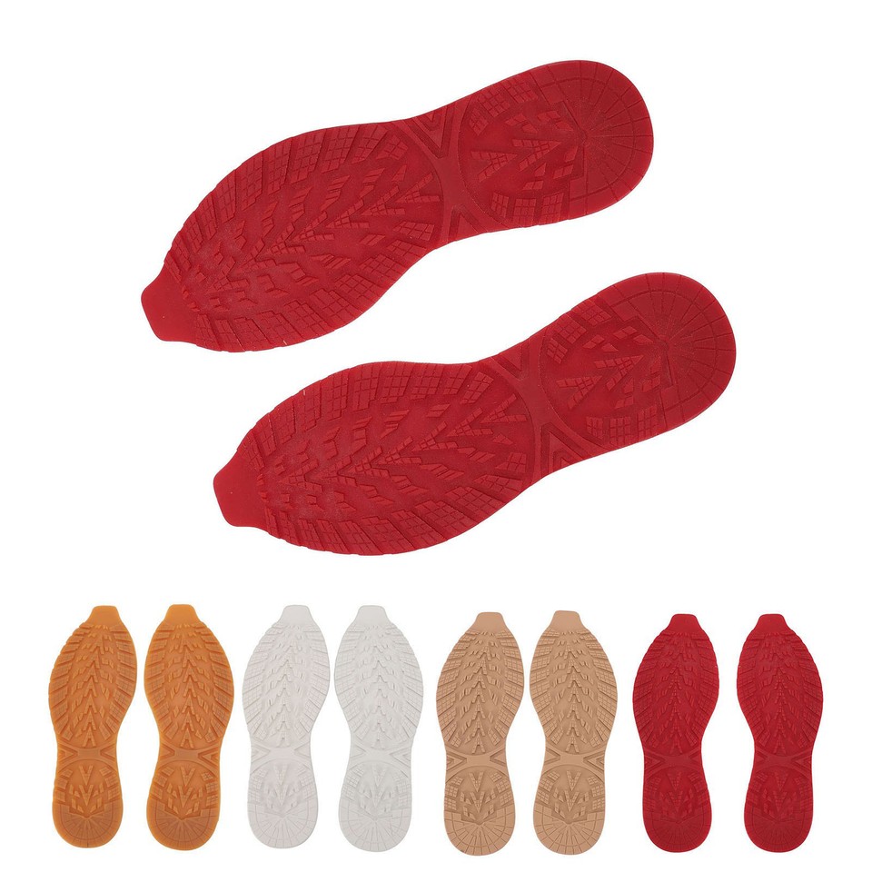 1pair Full Sole Rubber Shoe Sole Replacement Material for Shoe Repair ...