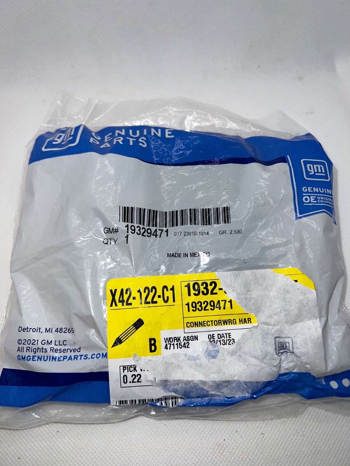 Genuine GM Connector Kit 19329471 for sale online | eBay