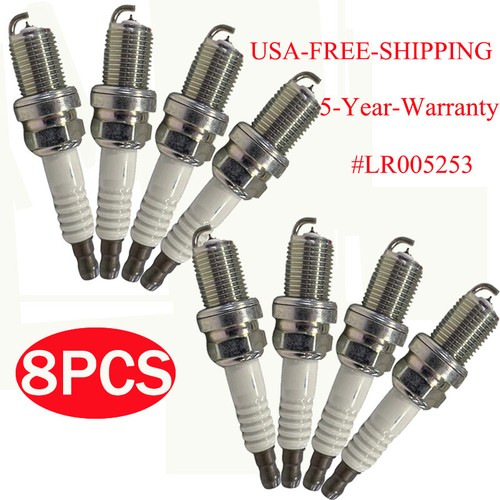 8X For Land Rover Range Rover RR Sport LR3 4.4 4.2 SPARK PLUGS LR005253 ...