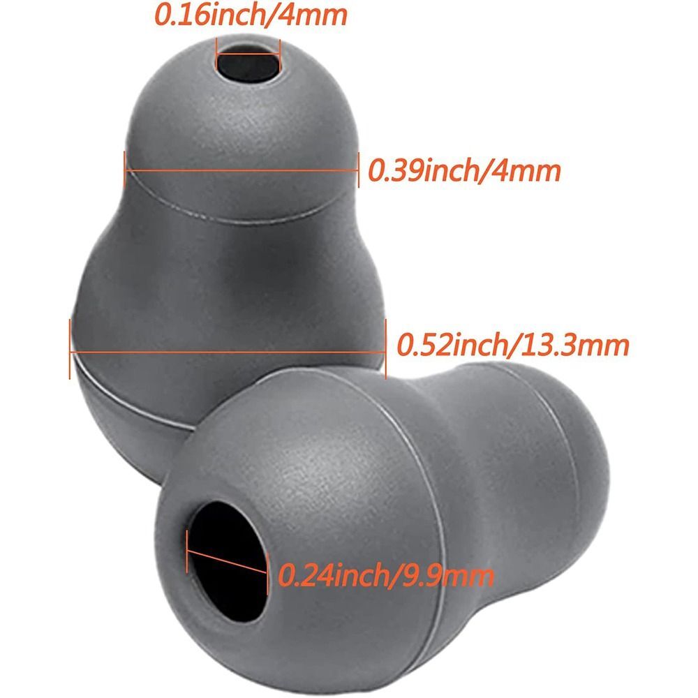 4Pcs Gray Black Stethoscope Ear Pieces Silicone Silicone Ear Tips | eBay