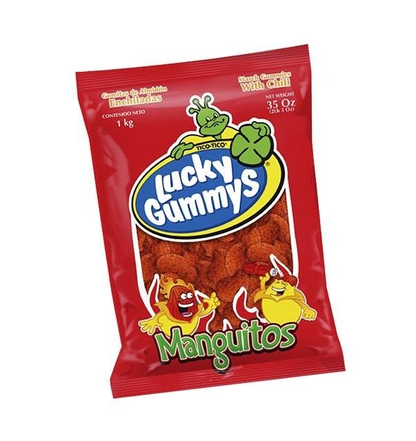 Lucky Gummys Mango Picositas Candy Tico-tico 1 Kg Bag for sale online ...