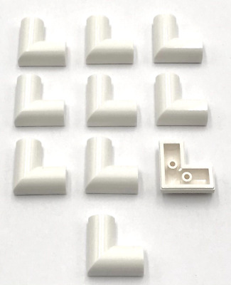 Lego 10 New White Slope Sloped Curved 2 x 2 x 2/3 Double Corner | eBay
