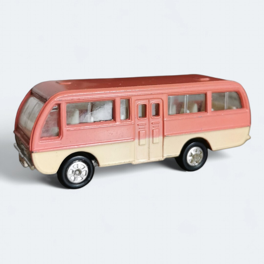 1974 Tomica MAZDA LIGHT BUS #46 Pink Diecast Car Model Vtg Toy Tomy 1/ ...
