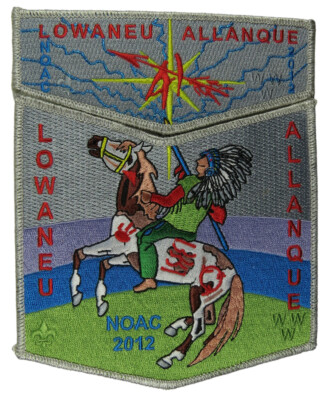 Lowaneu Allanque Lodge 41 Three Fires IL 2012 NOAC Set Flap SMY Bdr ...