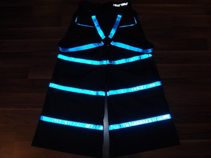Heatwave phat pants rave gear reflective dance wear hardstyle reflector ...