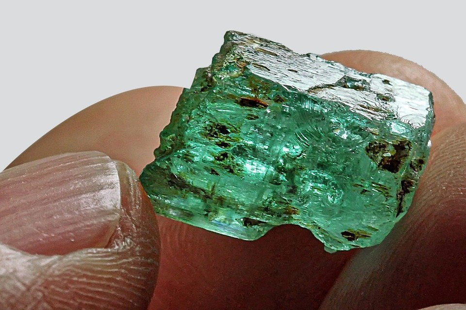 12.2Ct Paraiba Blue Green Emerald Vanadium Beryl Facet Rough Specimen YMDb40 | eBay