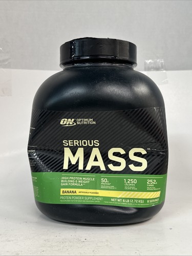 Optimum Nutrition, Serious Mass Protein Powder Supplement Banana, 6 lb ...