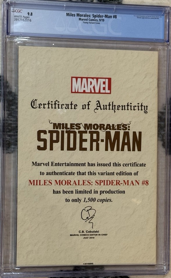 Marvel Comics Miles Morales: Spider-Man #8 - Skottie Young Variant ...