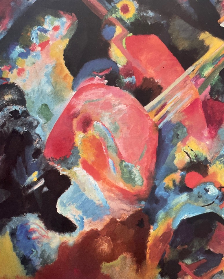 Vintage 1990 Wassily Kandinsky Poster Print: Improvisation Deluge (12 ...