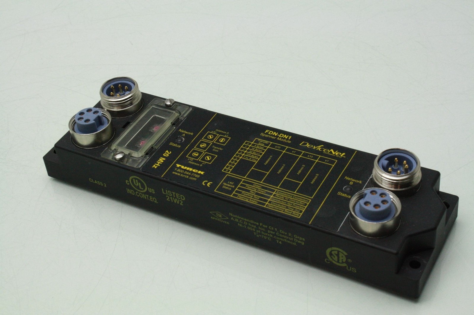 Turck DeviceNet Spanner Module LFDN-DN1 MiniFast Connections | eBay