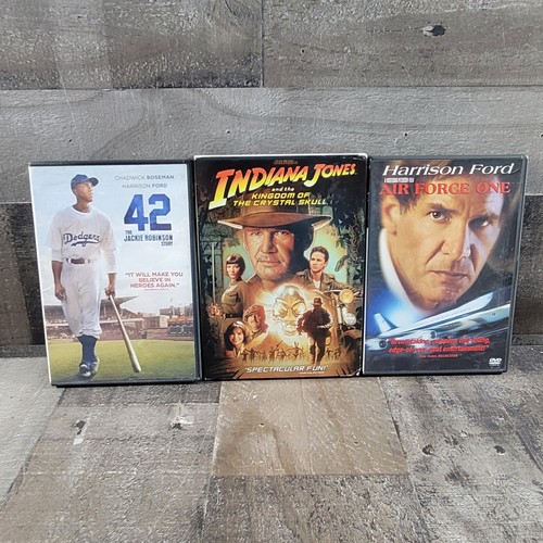 Harrison Ford DVD Lot - Air Force One, 42 Jackie Robinson Story ...