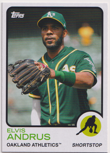 2021 Topps Archives #125 Elvis Andrus Oakland Athletics | eBay