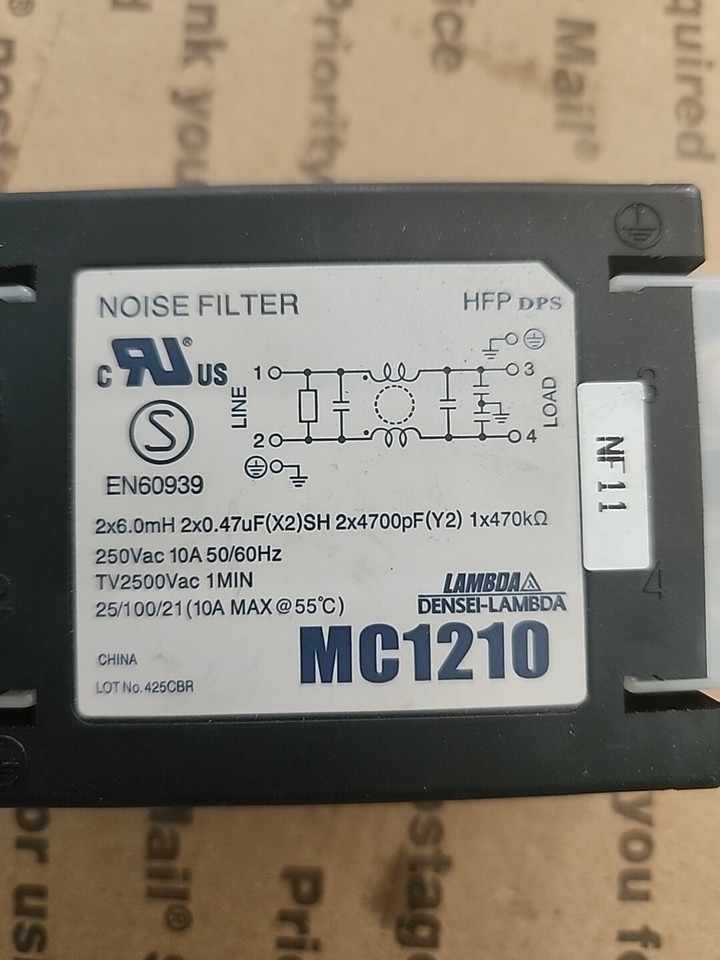 1 Lambda Noise Filter DENSEI MC1210 | eBay