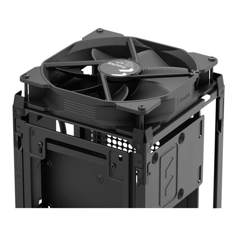 Fractal Design Mood Black Mini-ITX Small Form Factor PC Case with PCIe ...