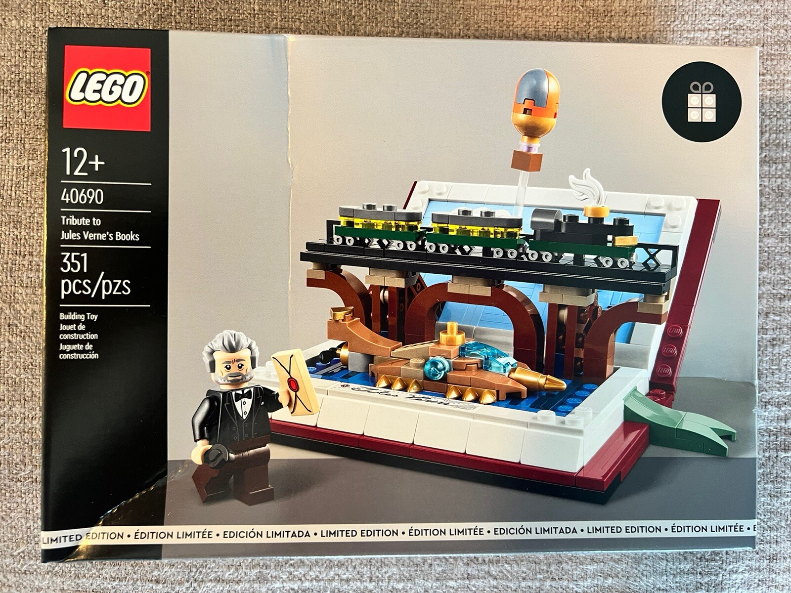 Lego 40690 Tribute to Jules Verne's Books Limited Edition NEW IN HAND ...