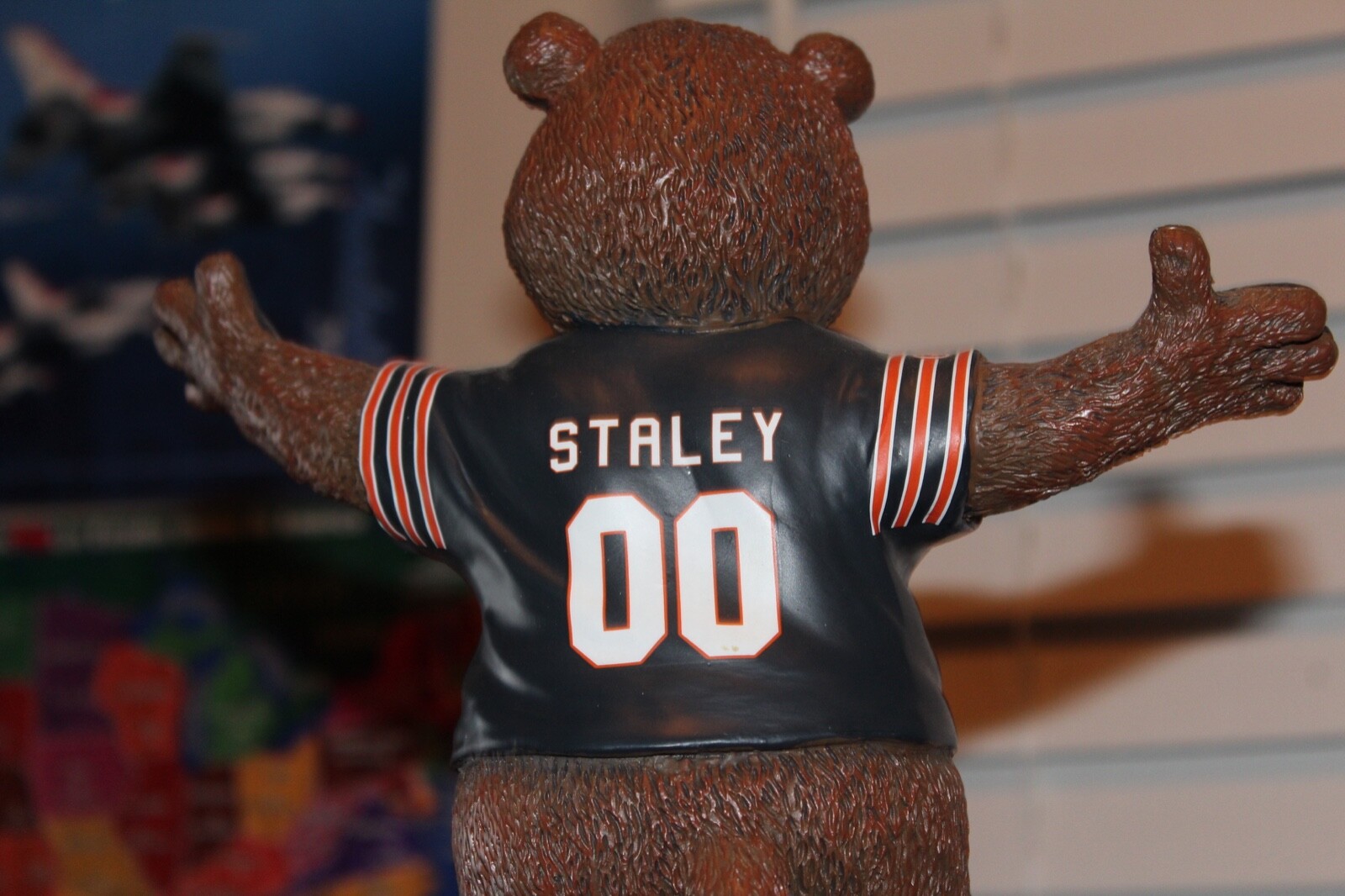 CHICAGO BEARS 12 INCH STALEY MASCOT STATUE NEW IN BOX AWSOME ...