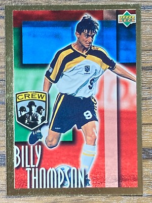 Upper Deck Bandai MLS Gold Card 1997 #10 Billy Thompson Columbus Crew ...