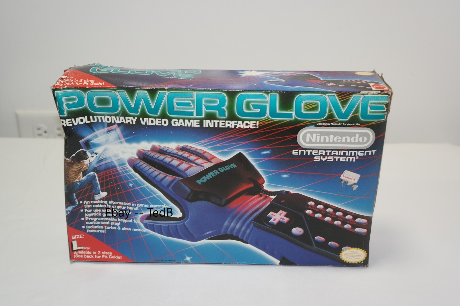 NES Nintendo Power Glove Mattel 1989 NIB Brand New! Size L | eBay