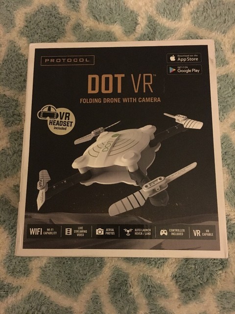 PROTOCOL Dot VR Folding Drone With Camera 6182-7pa MCE for sale online ...