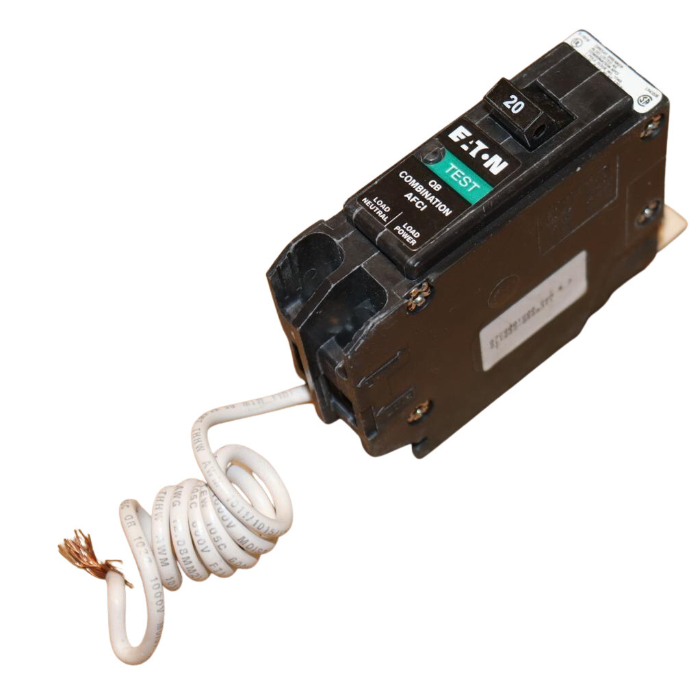 Eaton QB1020CAF 20A 1-Pole Bolt-On Combination Circuit Breaker for sale ...