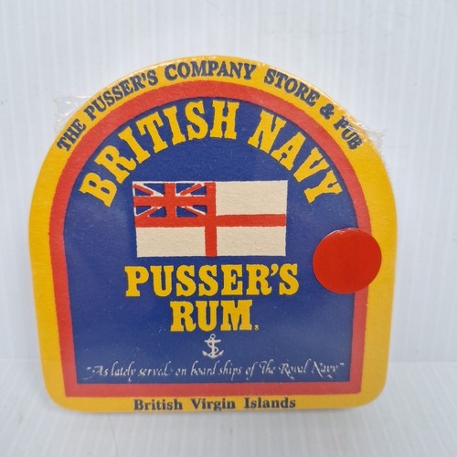 British Navy Pusser's Rum Beer Drink Coasters - Vintage - New Sealed ...