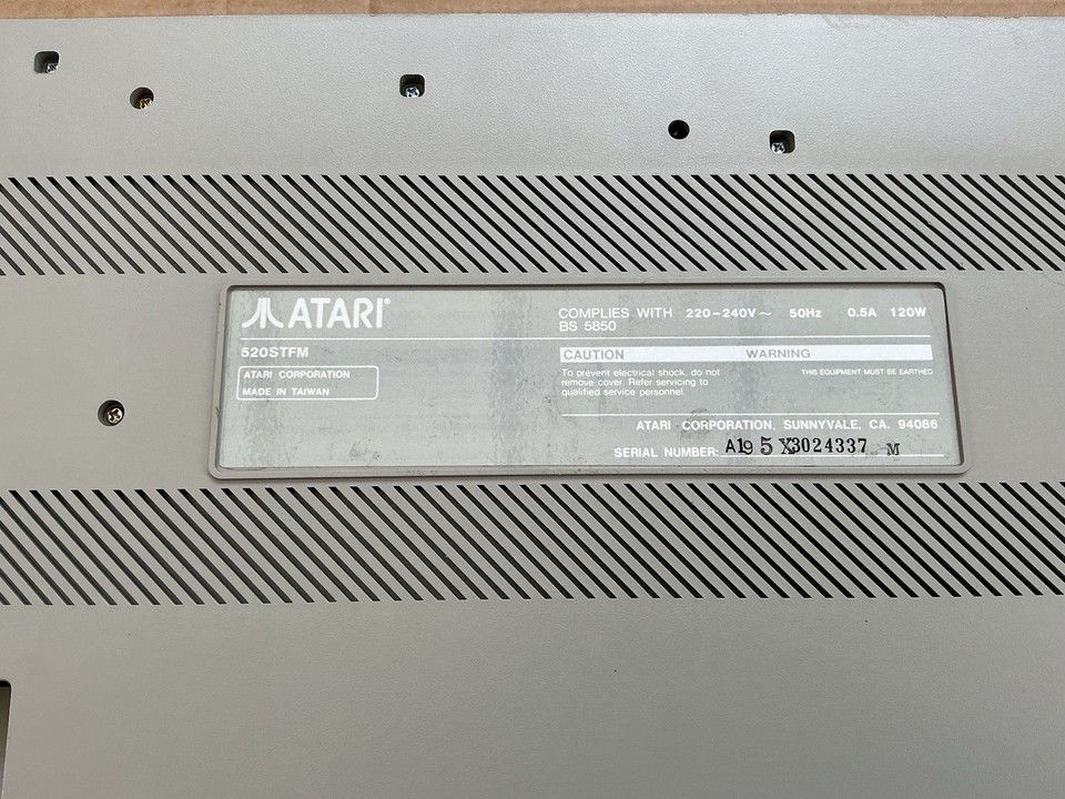 Atari ST FM 520 STFM original vintage computer | eBay UK