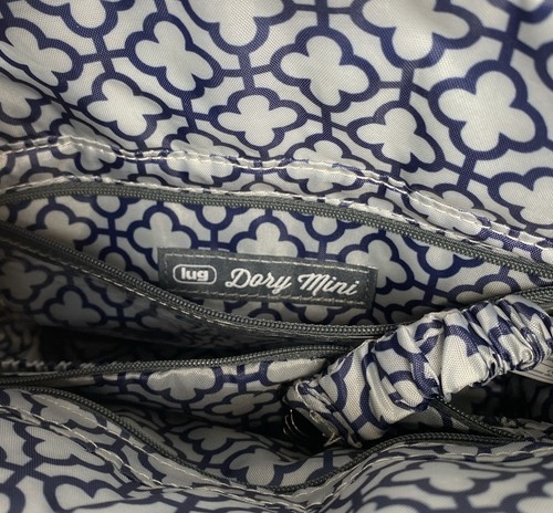 Lug Dory Mini Small Crossbody with Top Handles Grey Butterfly | eBay